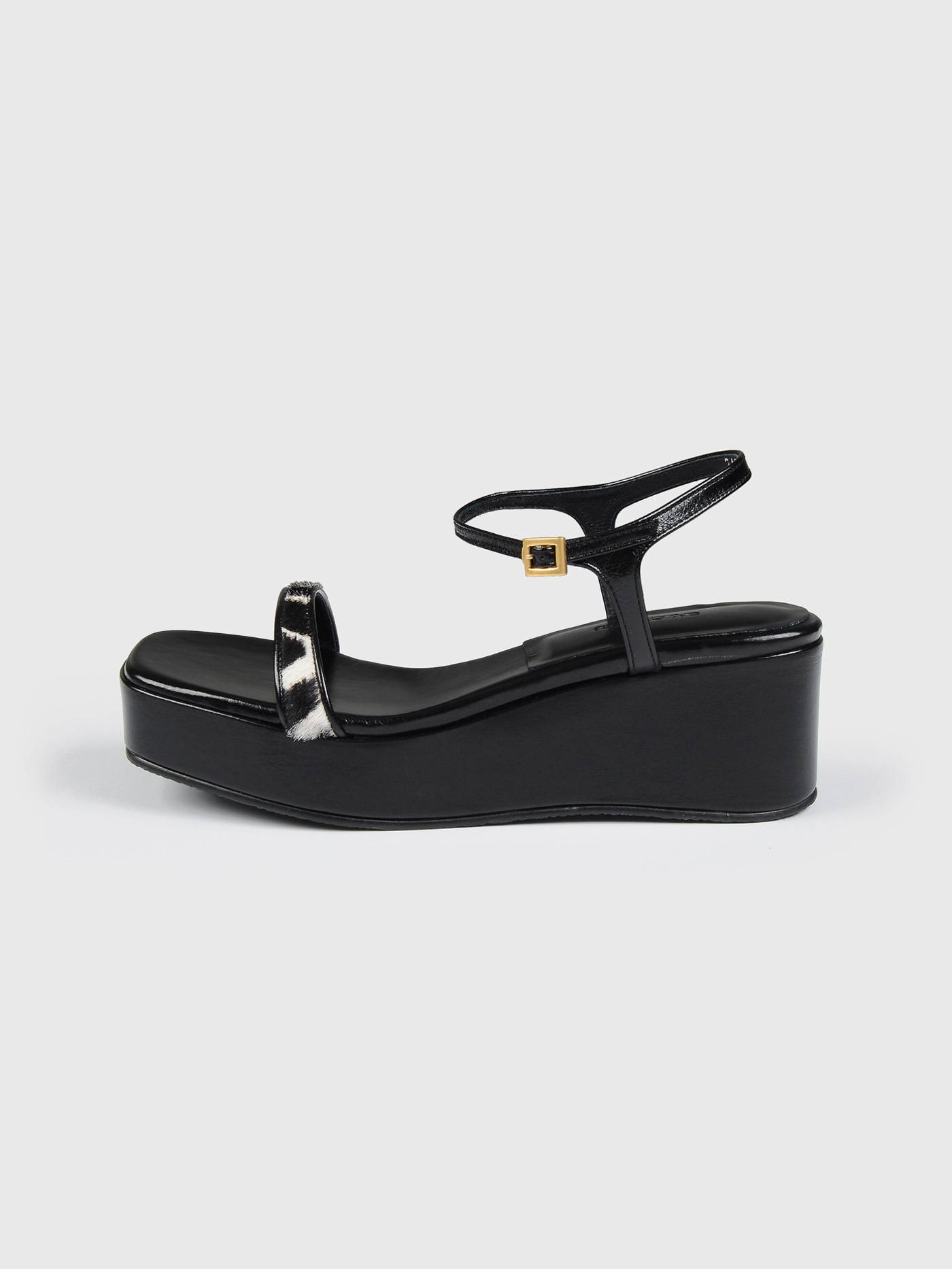 쌀롱드쥬 [SA25S12] Calf platform sandal (ZB) - 위시버킷