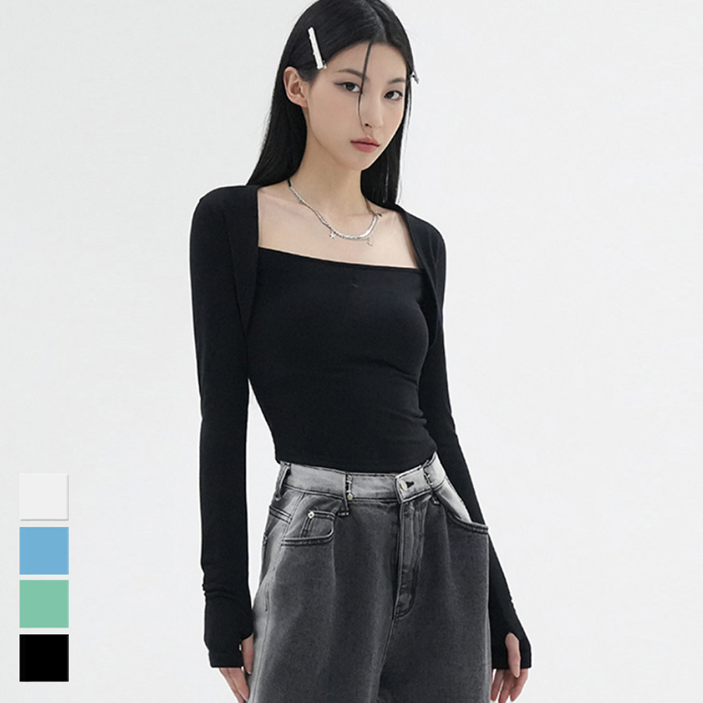 어반드레스 BELL Bolero Crop T - 4COL - 위시버킷