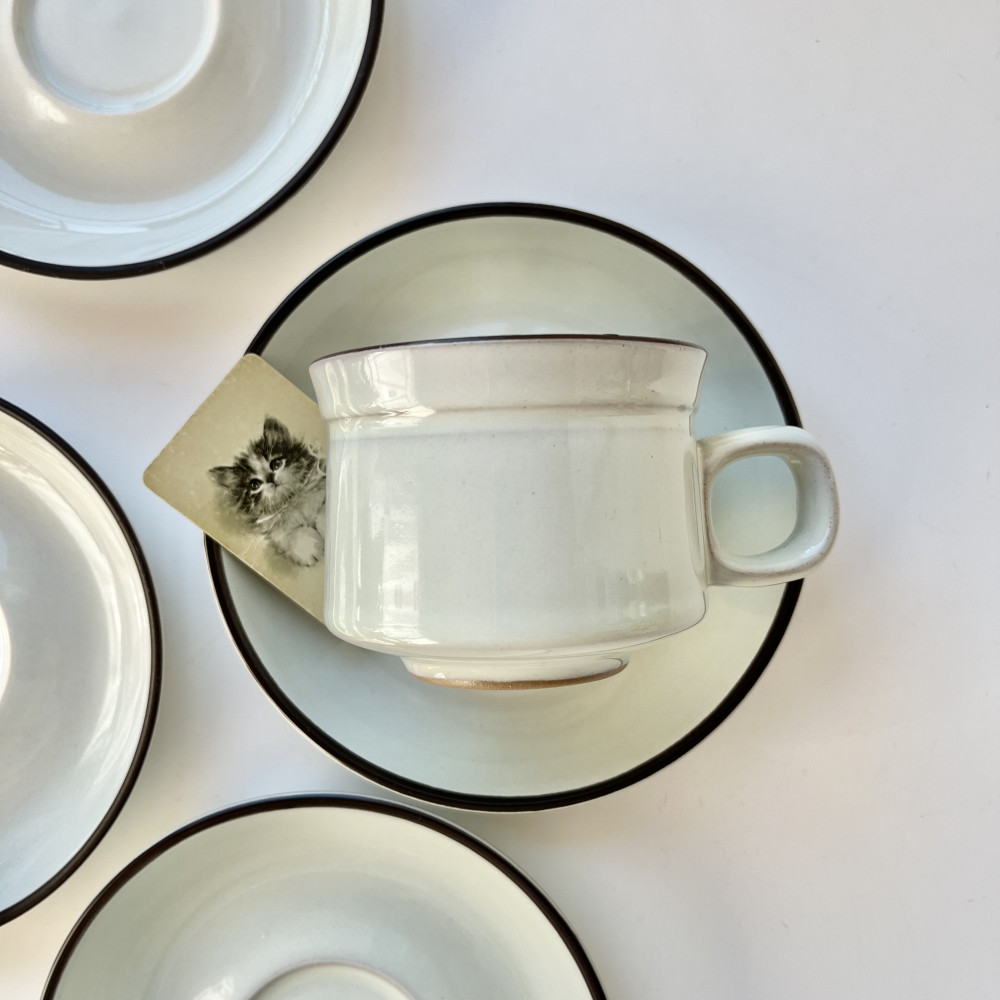 덴비 -재입고 -[영국빈티지]덴비_써밋 컵앤소서 커피잔 찻잔/DENBY_ Summit CUP&SAUCER - 위시버킷