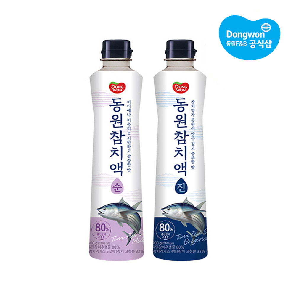 동원 동원 참치액 순 900g+진 900g 조미료 육수 : 동원공식샵 - 위시버킷