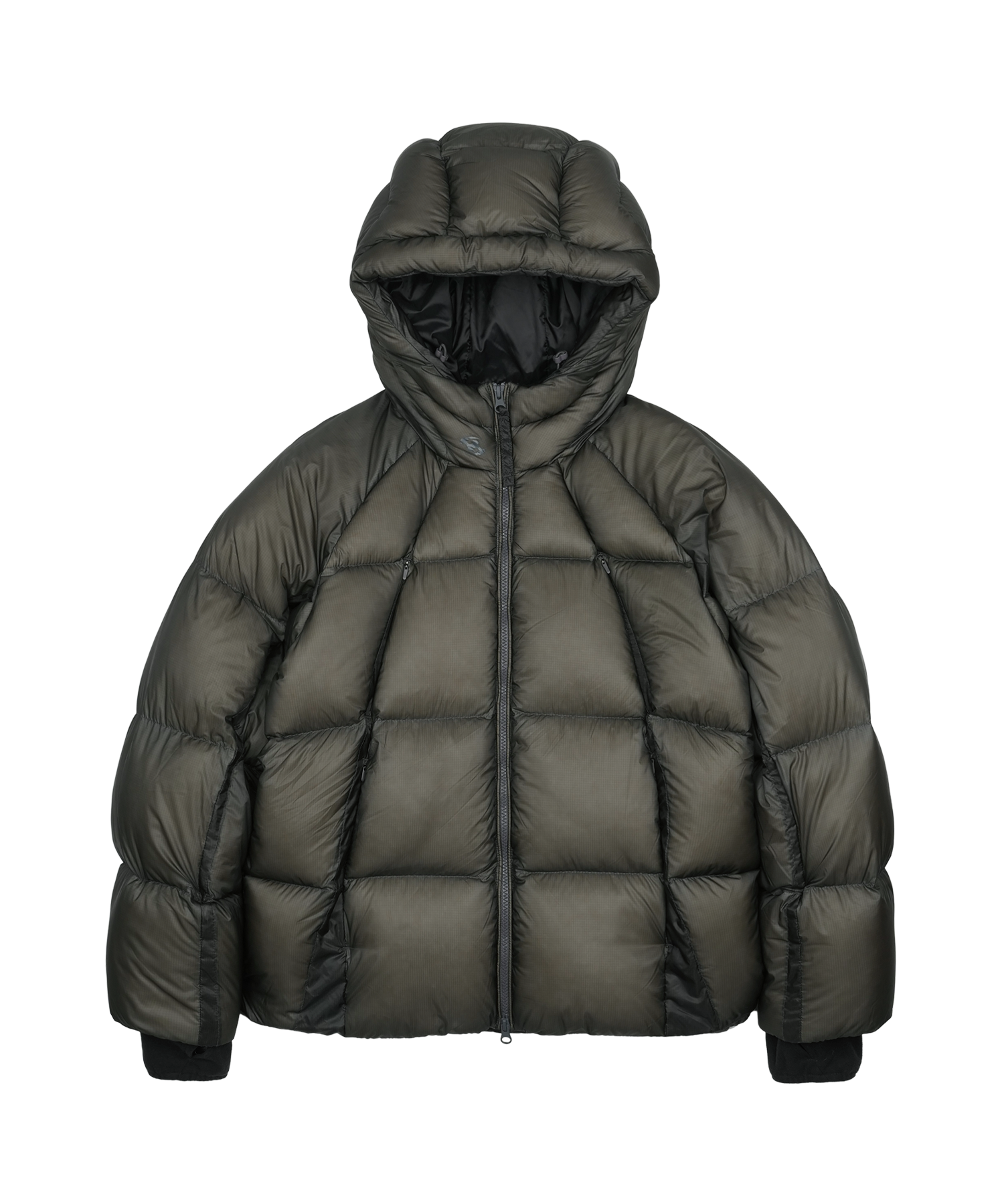 산산기어 SHADE PUFFER JACKET [CHARCOAL] - 위시버킷