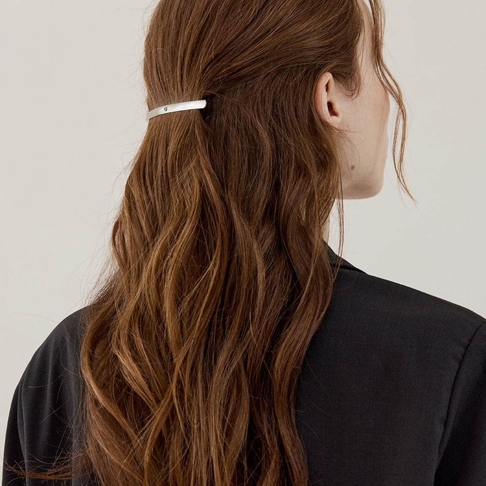 쎄꼰도 Straight slim metal pin, Sei (Matte silver) - 위시버킷