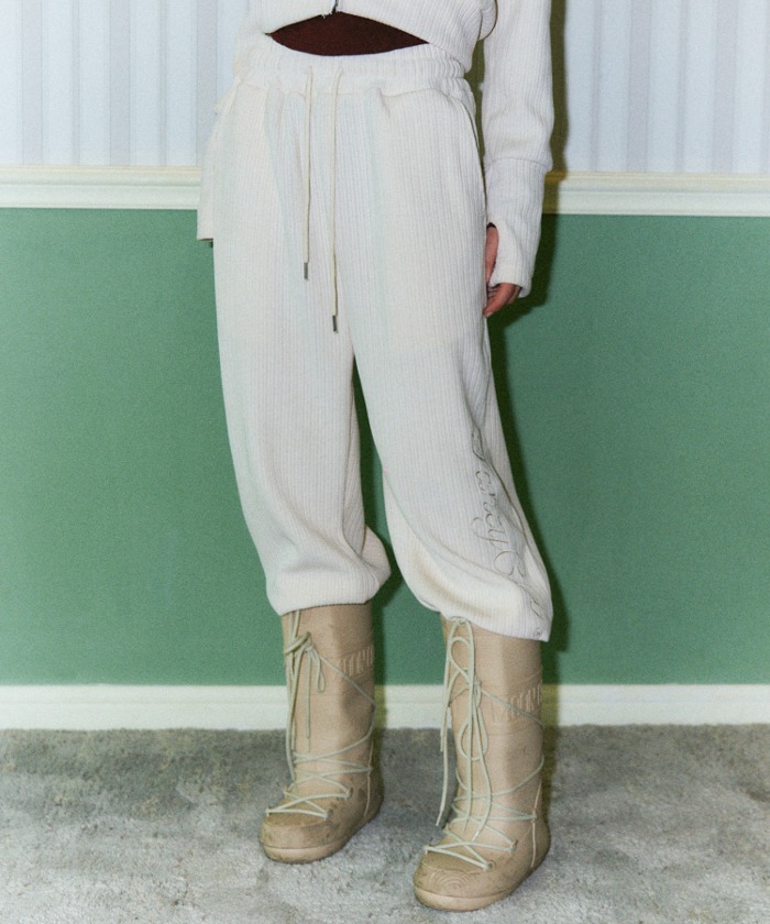 네스티팬시클럽 [NF] WHIP CODE STITCH PANTS (IVORY)_F23ZC864 - 위시버킷