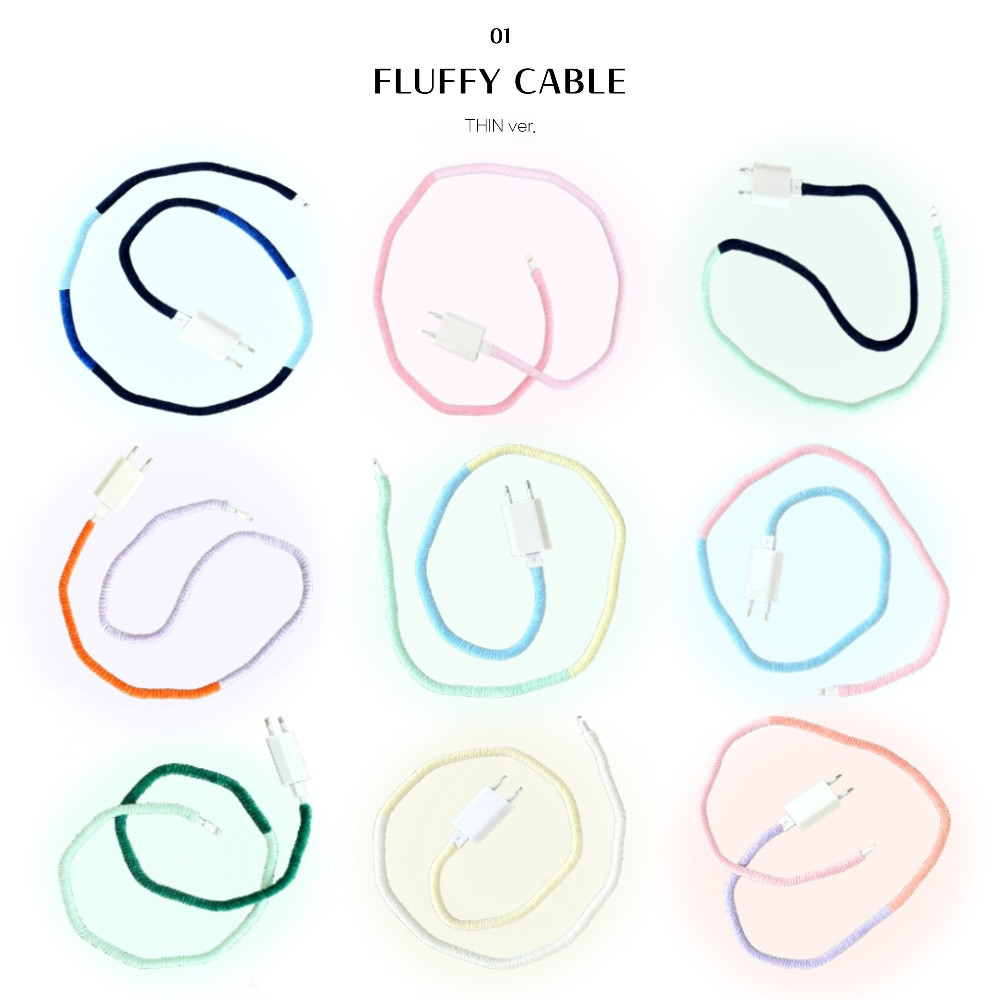 비펌 스튜디오 FLUFFY CABLE THIN ver.2 - 위시버킷