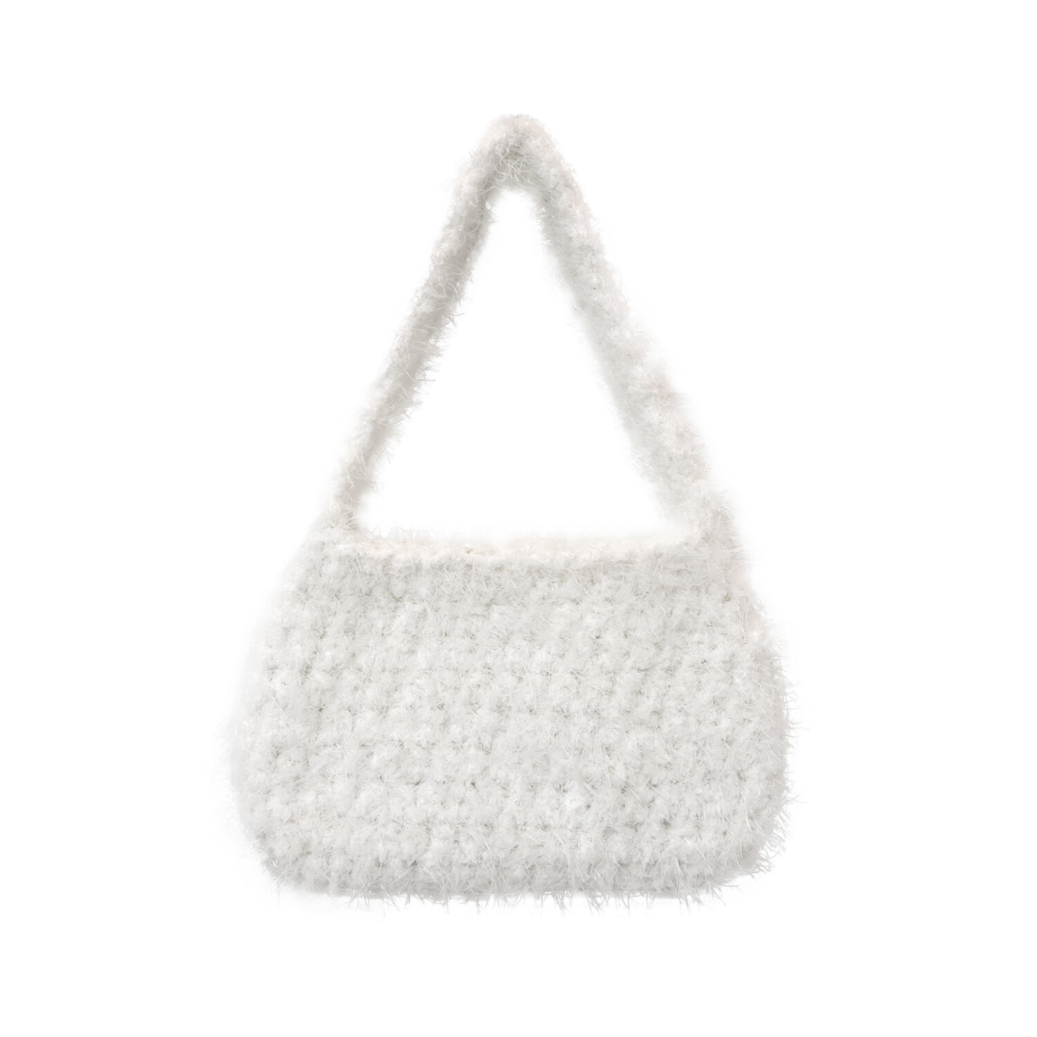 엠티룸 fluffy shoulder bag (white) - 위시버킷