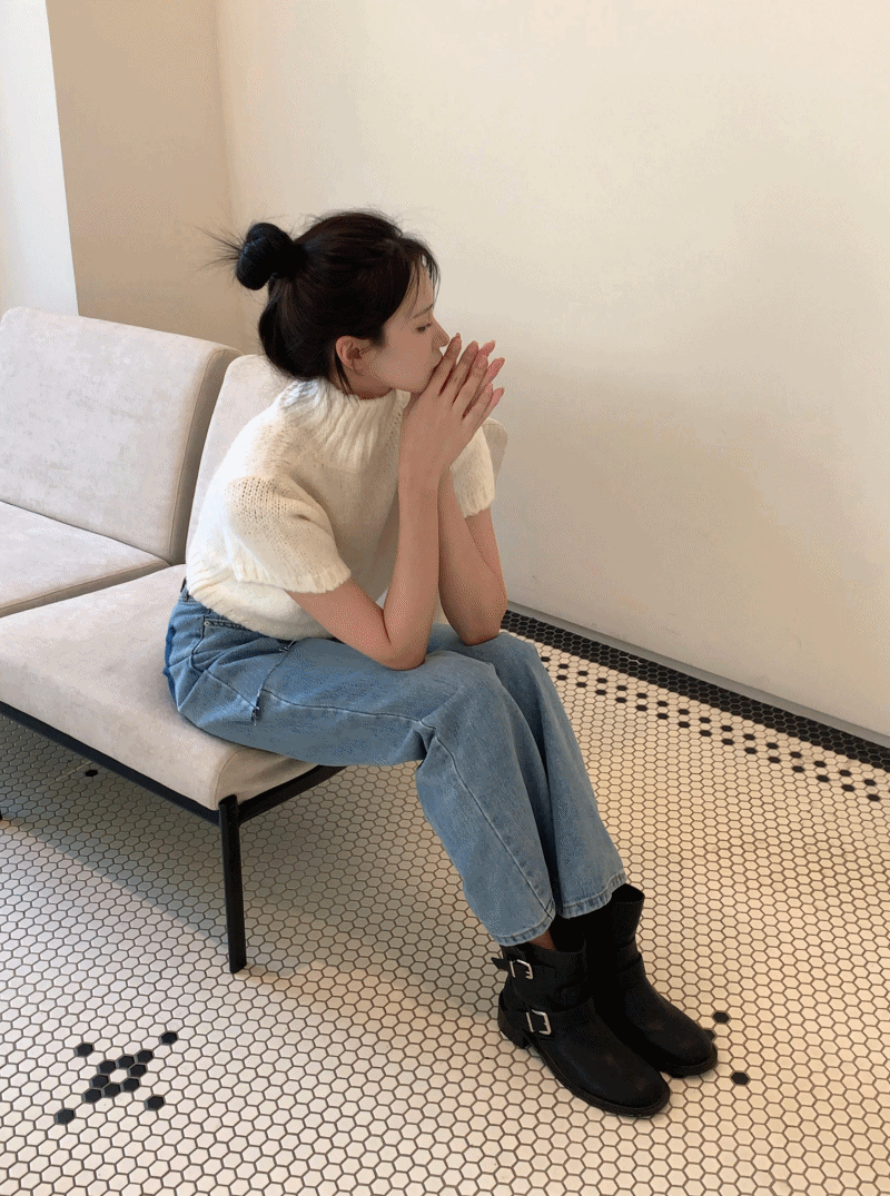 라미스 Snow Angora Knit (2color) - 위시버킷