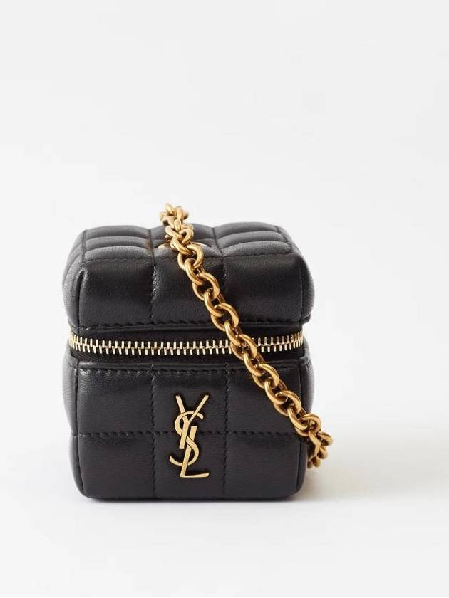 생로랑 생로랑 YSL mini quilted leather cube bag | 발란코드 [60295453] - 위시버킷