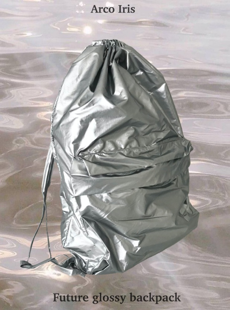 아르코이리스 Future silver backpack 미래 실버 백팩 숄더백 가방 - 위시버킷