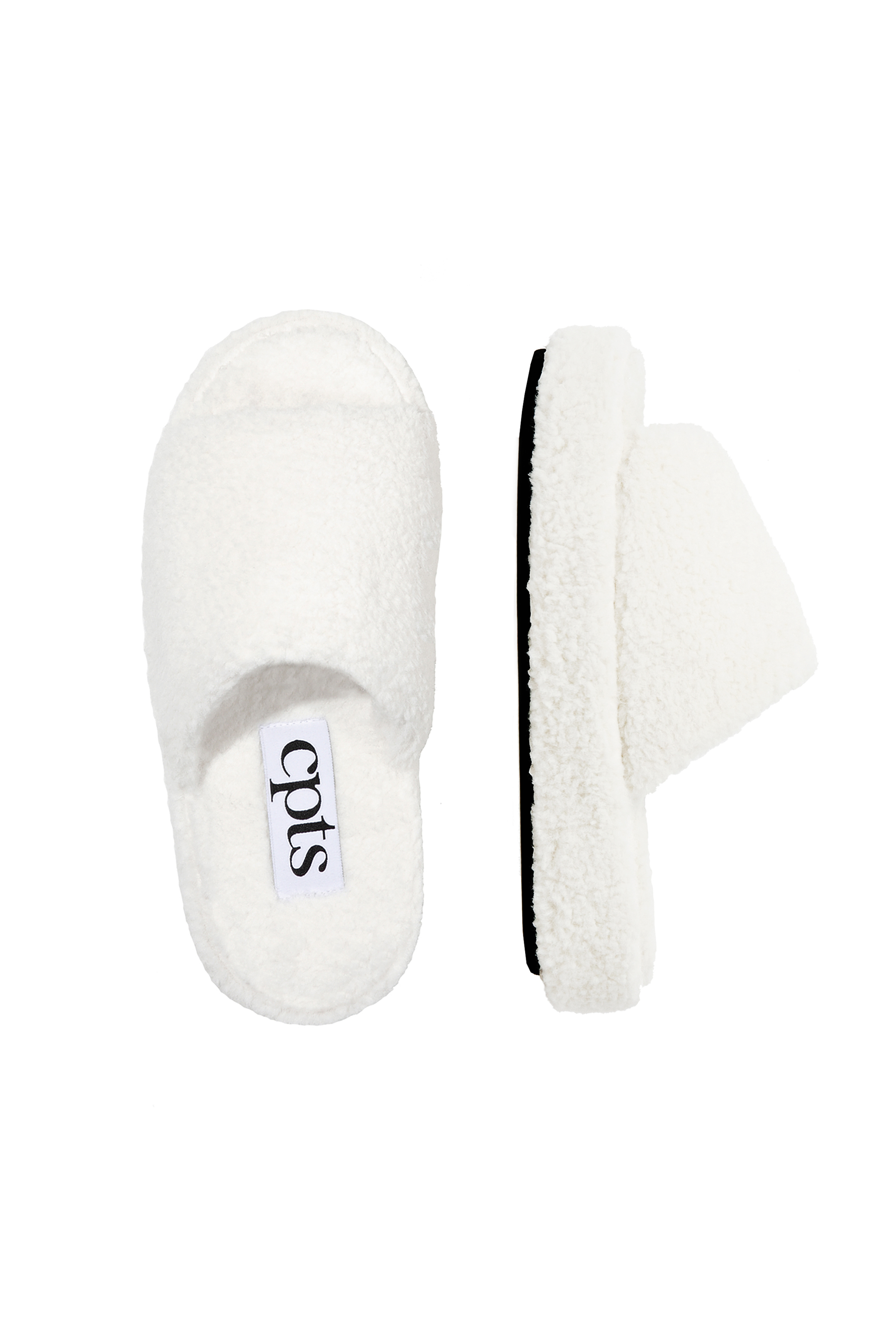 씨피티에스 FLUFFY WOOL SLIDES_WHITE - 위시버킷