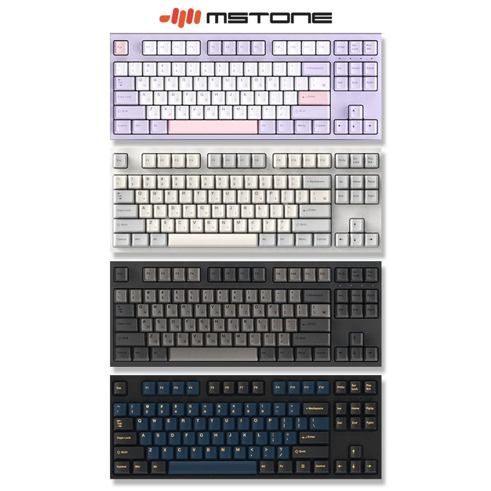 엠스톤 엠스톤 그루브 T87A 풀윤활 기계식 키보드 87키 게이트론 저소음갈축 게저갈 - 위시버킷