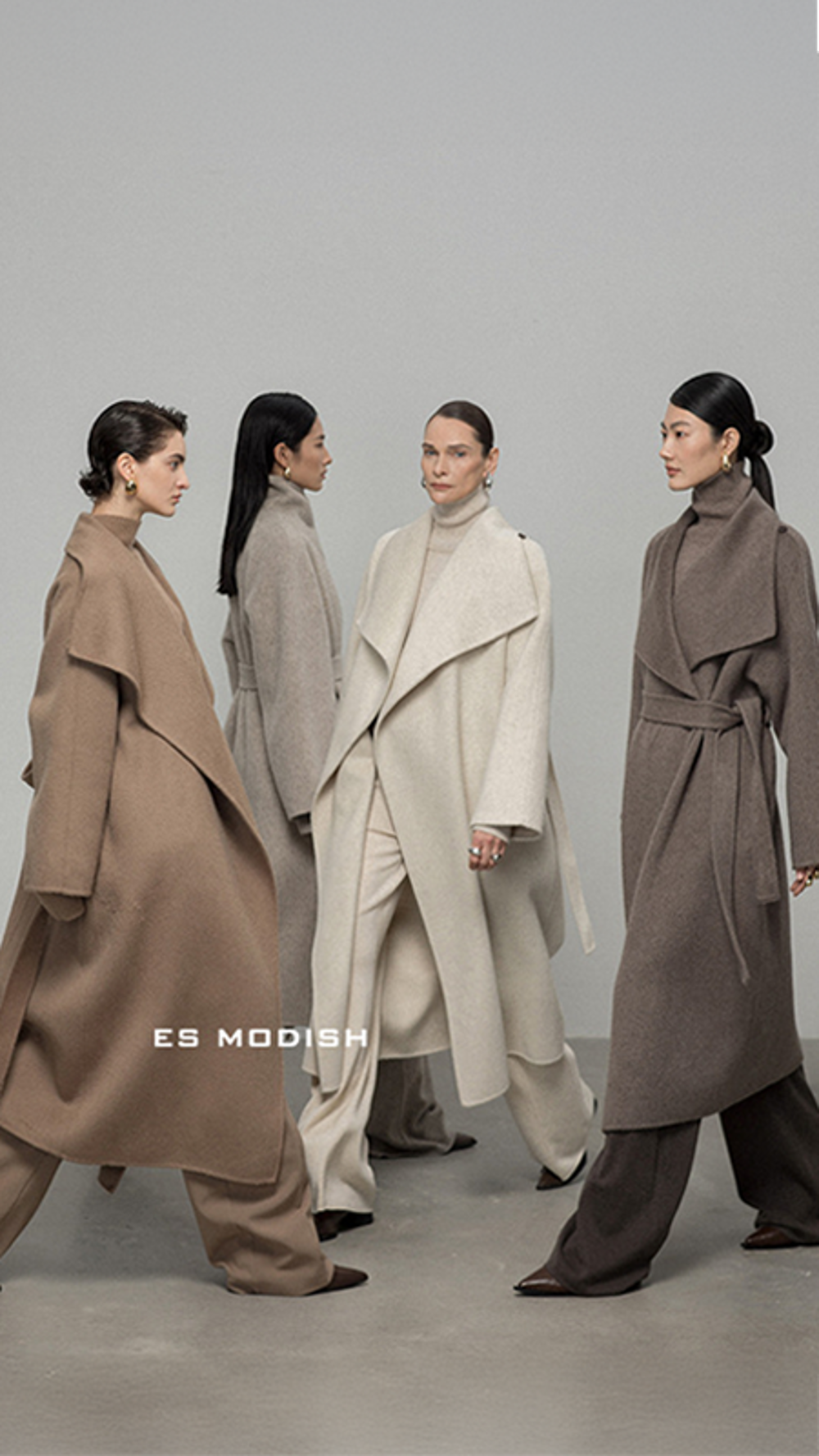 드레시아 ES MODISH 레이 와이드라펠 핸드메이드코트 - 위시버킷