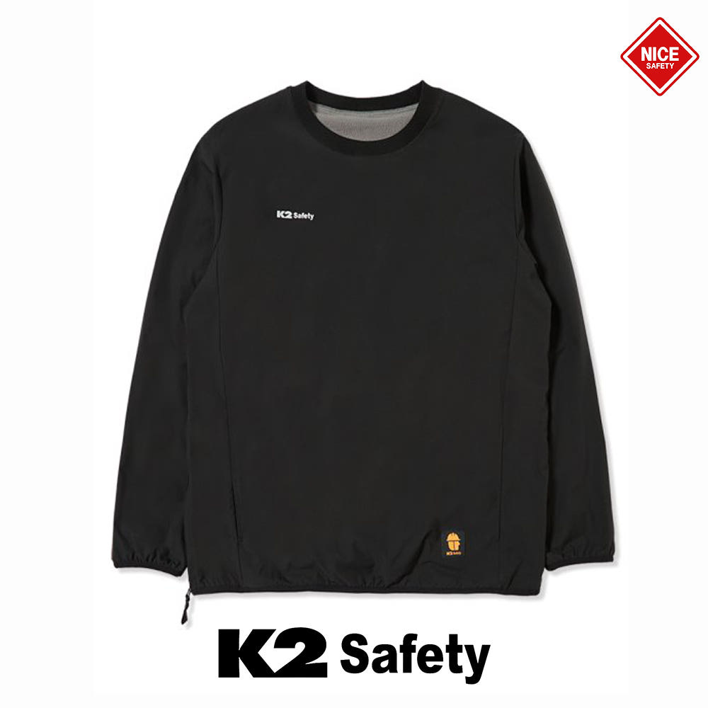 케이투 K2 케이투세이프티 워크웨어 TS-F2204 티셔츠 긴팔티 양면 기모 맨투맨 작업복 근무복 - 위시버킷