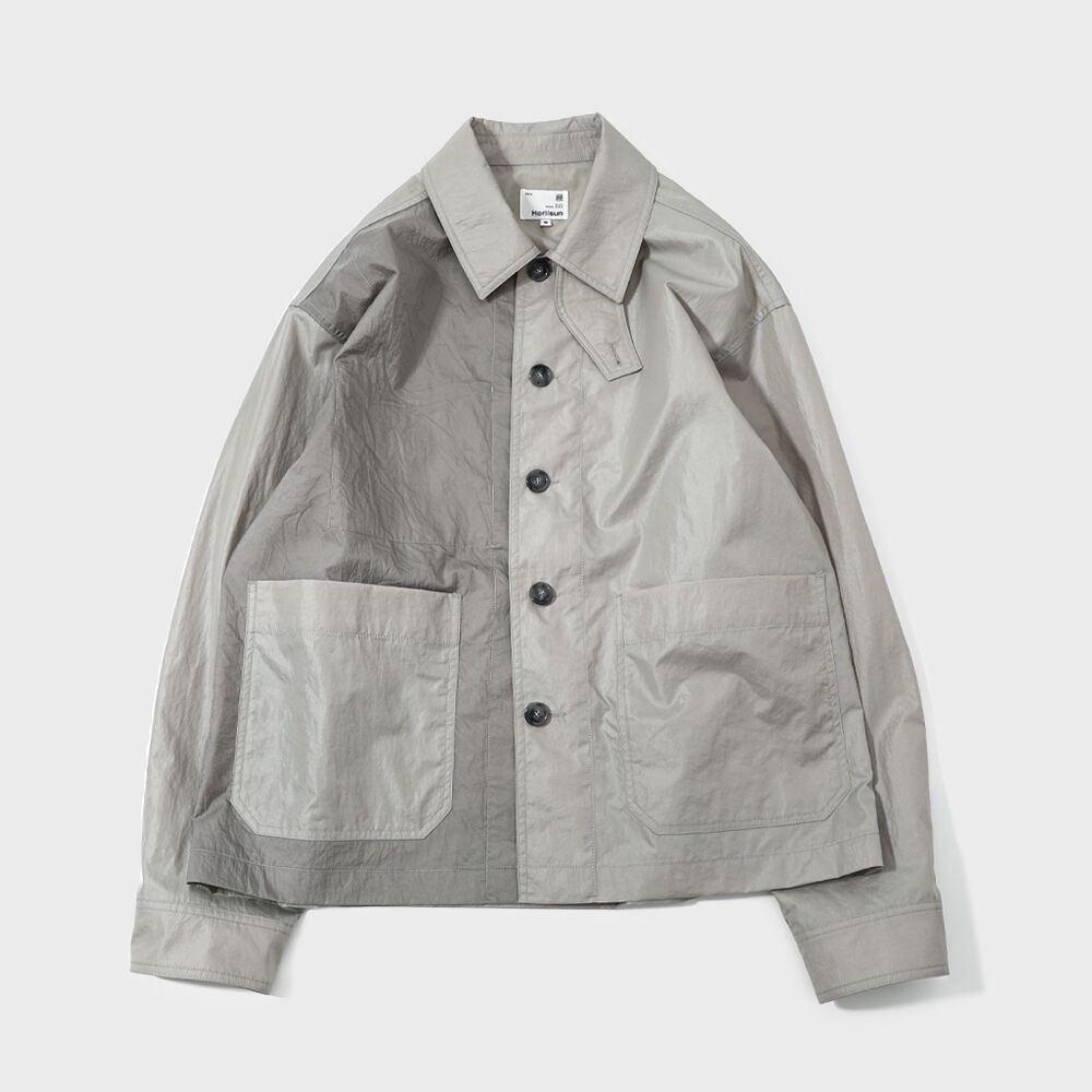 홀리선 Capital Crease Front Jacket Light Gray - 위시버킷