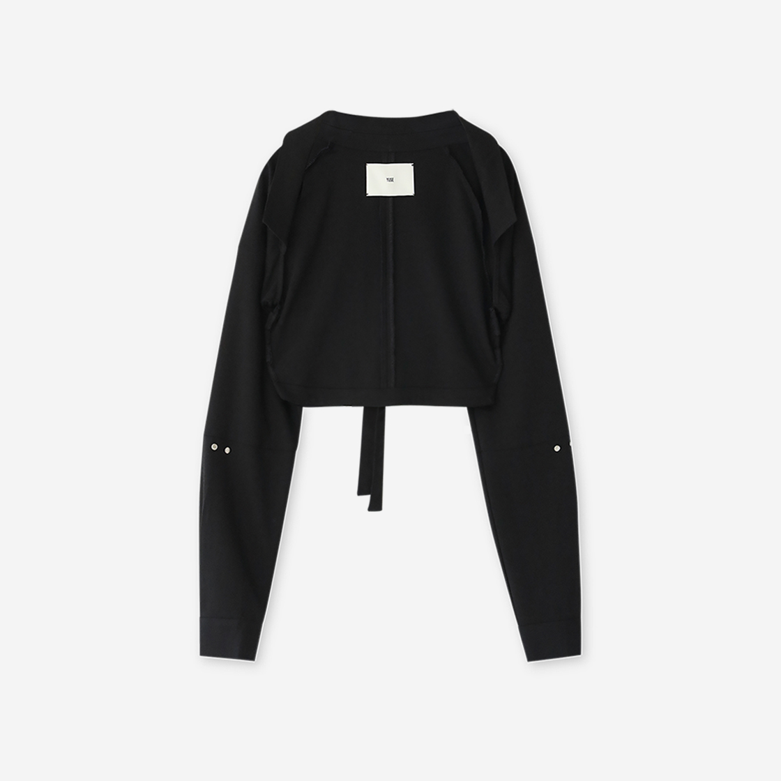 유즈 Yuse Women Double Strap Bolero Shirt Black - 위시버킷