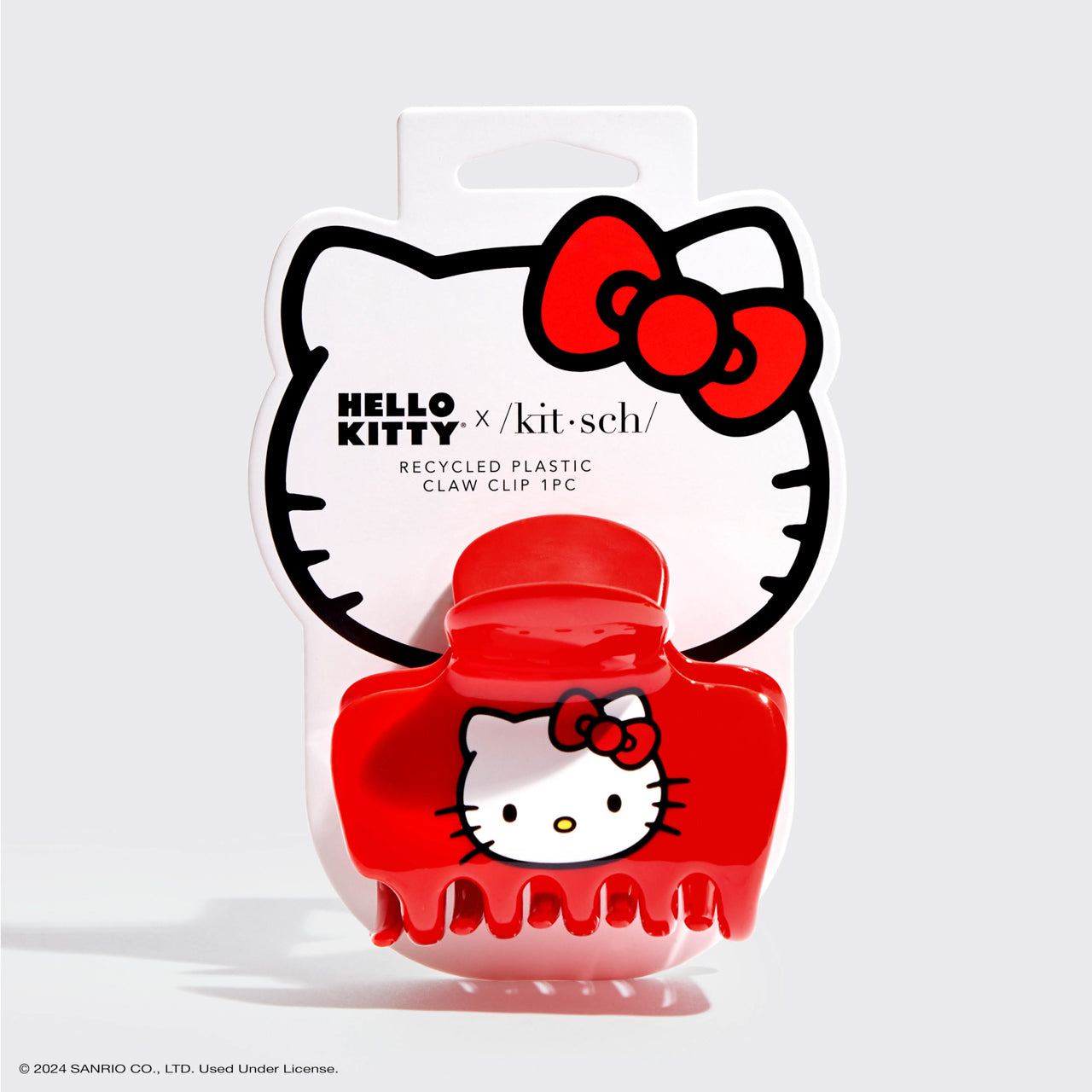헬로키티 Hello Kitty x Kitsch Recycled Plastic Puffy Claw Clip 1pc - Hello ...