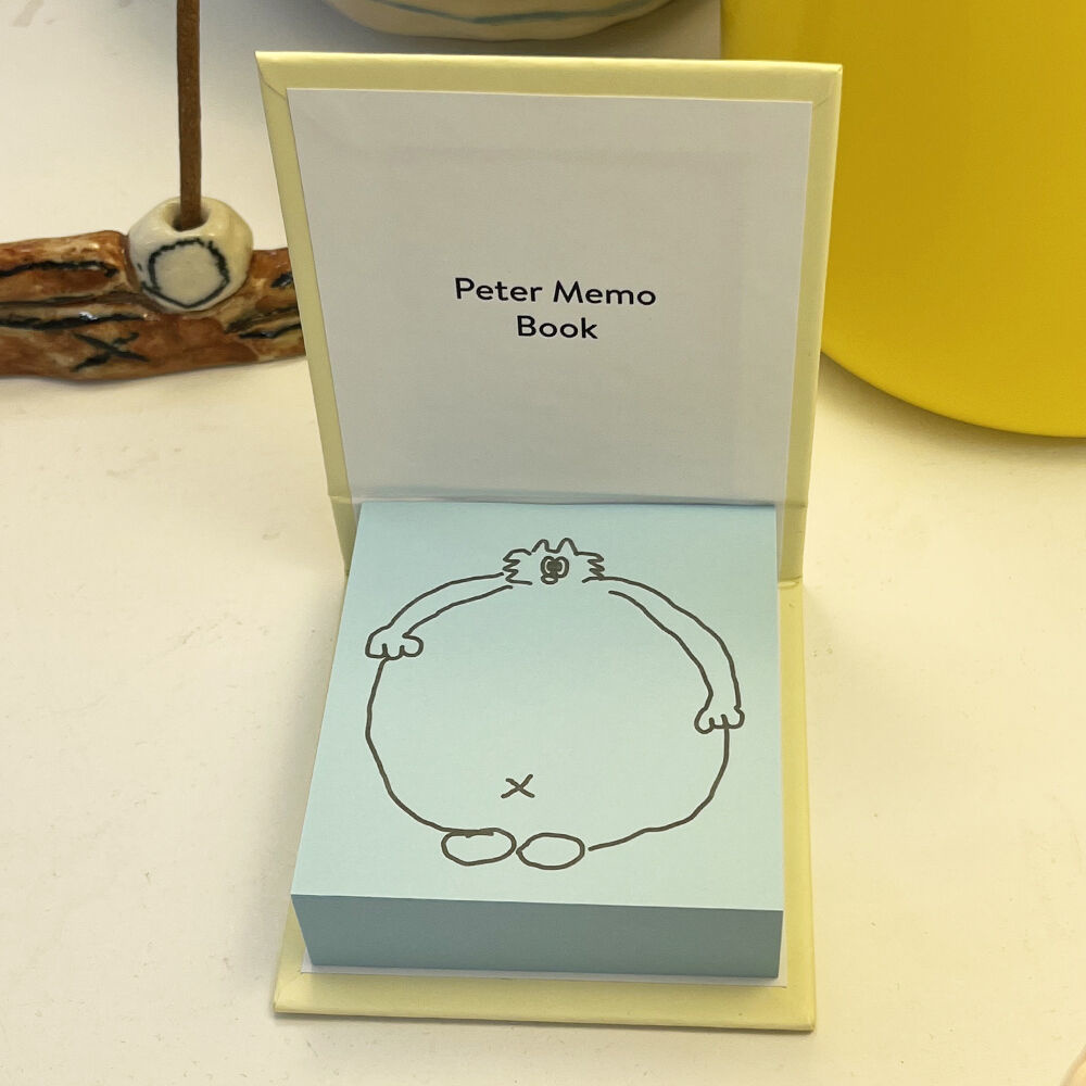 아에이오우 Peter Memo Book (Wide Body Post-it) - 위시버킷