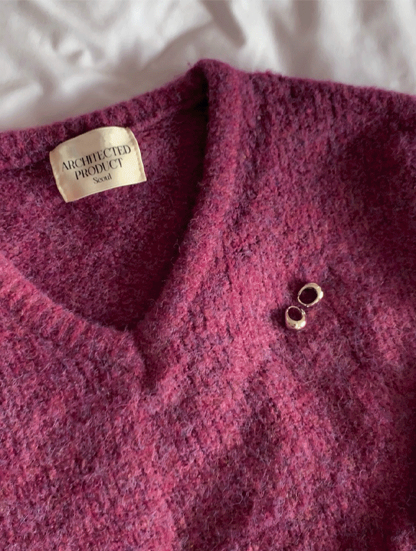 오브이베브 Marcel vintage sweater - 위시버킷