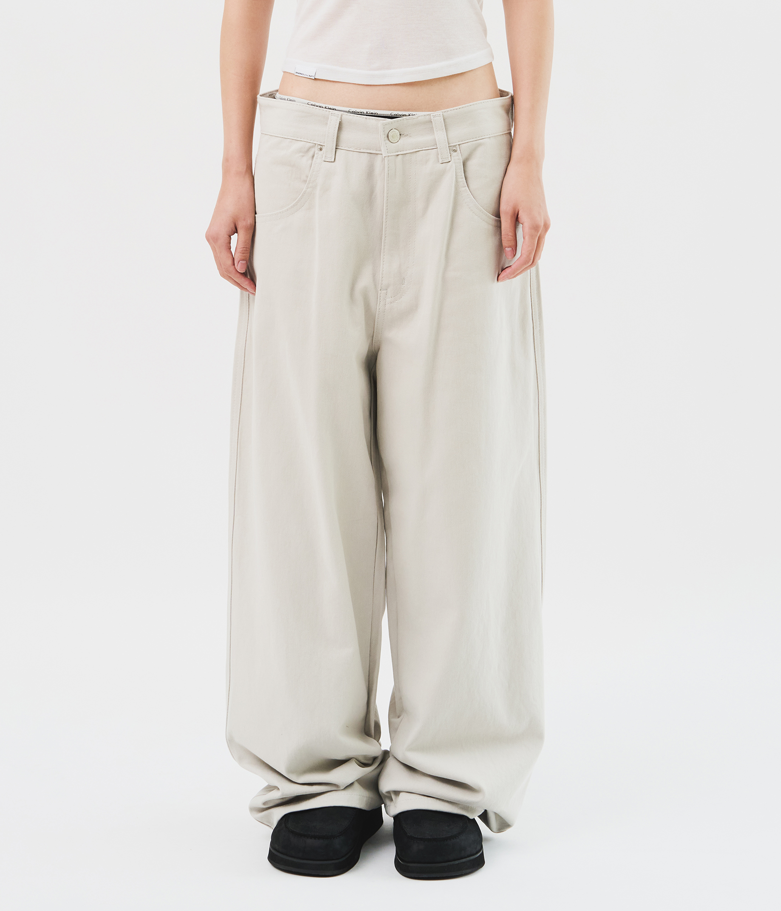 하이파이펑크 Luda Cotton Wide Pants (3color) - 위시버킷