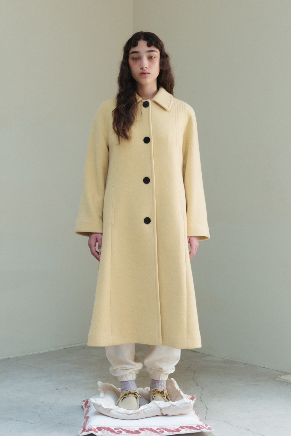 비아플레인 Via Erin wool long Coat - 위시버킷