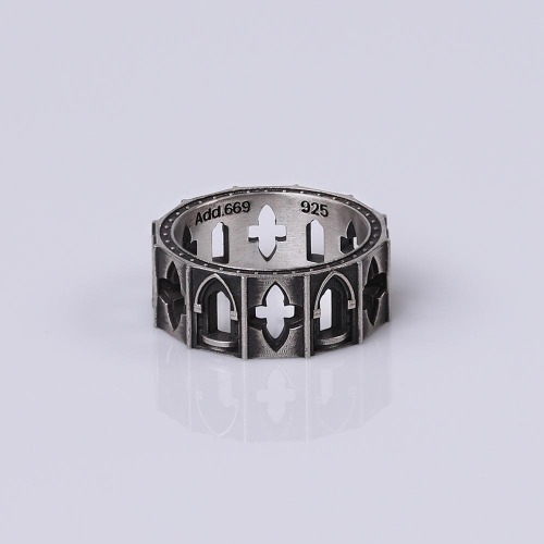 어드레스669 STRUCTURE SILVER RING #2 - 위시버킷