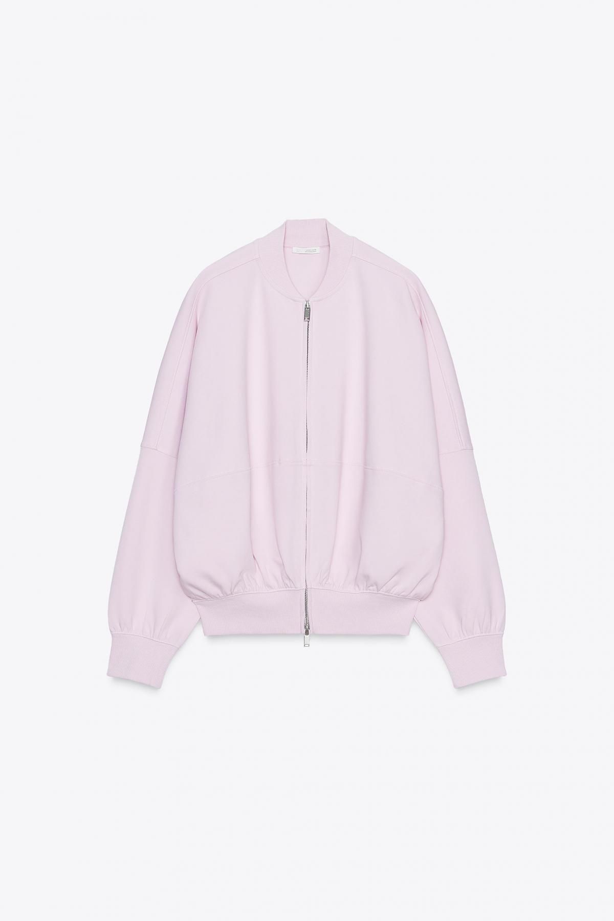 스페인샵 스페인샵 자라 인터록 봄버 재킷 3641/850 PINK - 위시버킷