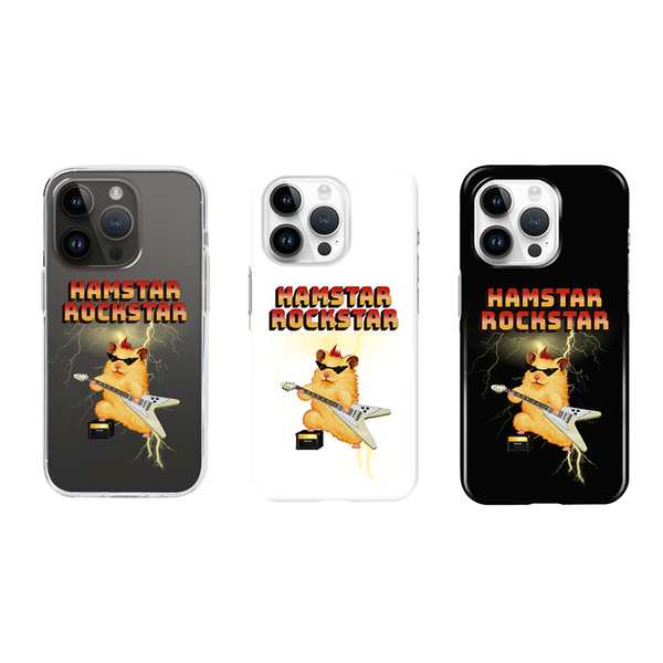 캔아이슬립 HAMSTAR ROCKSTAR PHONE CASE - 위시버킷
