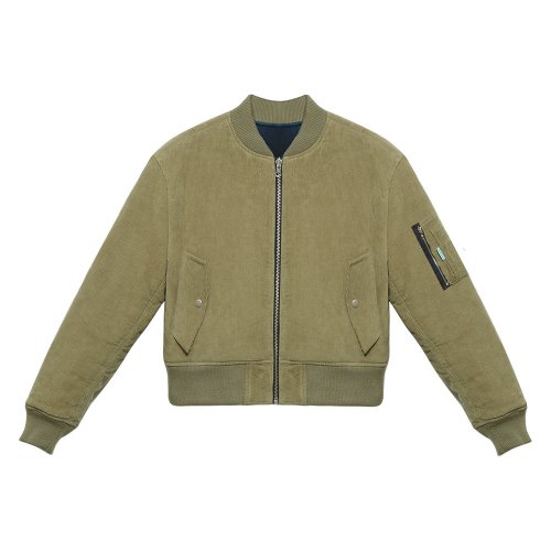 인스턴트펑크 21FW 리버시블 코듀로이 MA-1 - 카키 - 위시버킷