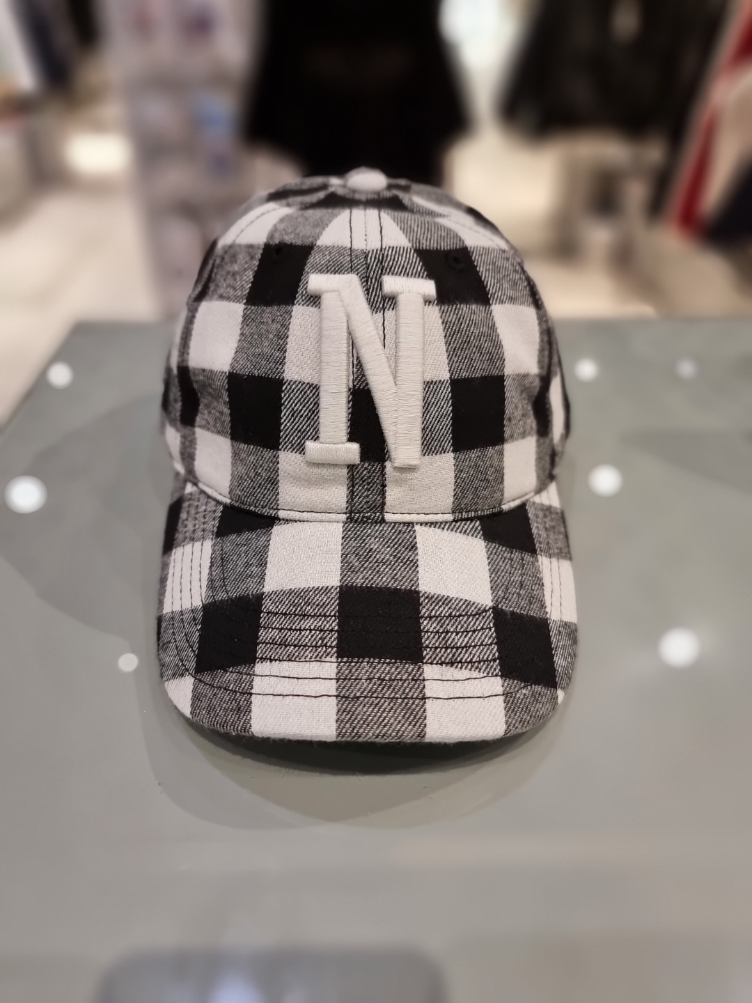 엔비에이 [NBA] NYK 체크패턴 SOFT CURVED CAP (N225AP266P) - 위시버킷