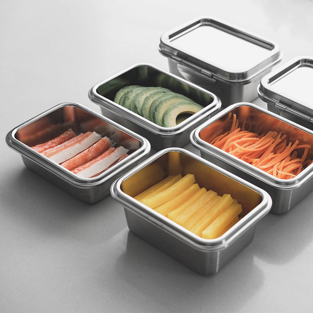 JVR JVR 국내산 올스텐 사각 밀폐용기 김치통 도시락 나눔반찬용기 세트구성 프리미엄세트 - 위시버킷