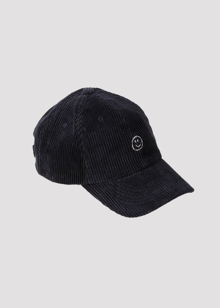 오울 OOOWL CORDUROY CAP LOVE DARK NAVY - 위시버킷