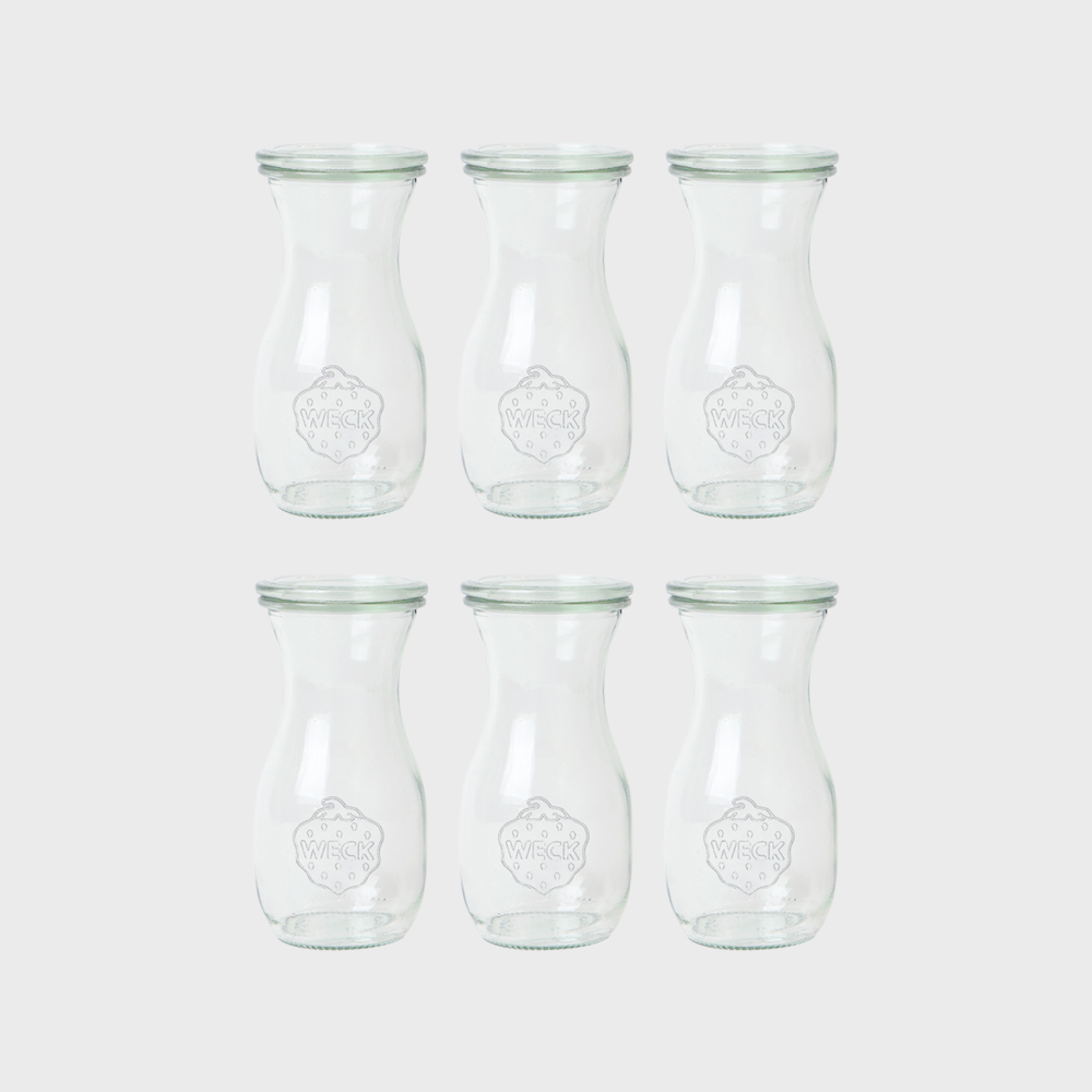 웩 [WECK] 쥬스병 763(310ml) 6개 세트 - 위시버킷