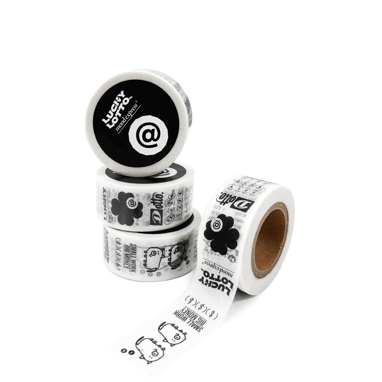 덥오브젝트 Lucky lotto Masking tape - 위시버킷
