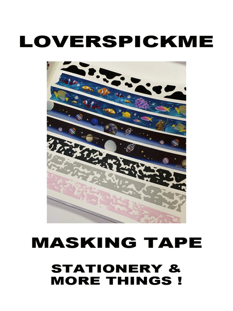 러버스픽미 [LOVERSPICKME] 마스킹테이프 - 위시버킷