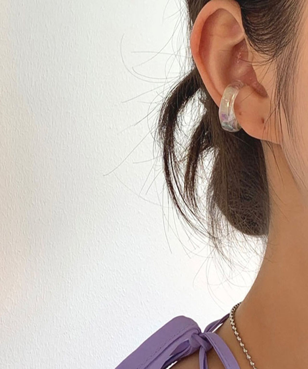 써지컬프니엘1004 동글이이어커프and반지 데일리이어커프커플링커플핸드메이드오로라우정링여름투웨이프리반지수제작여자친구남자친구선물 위시버킷