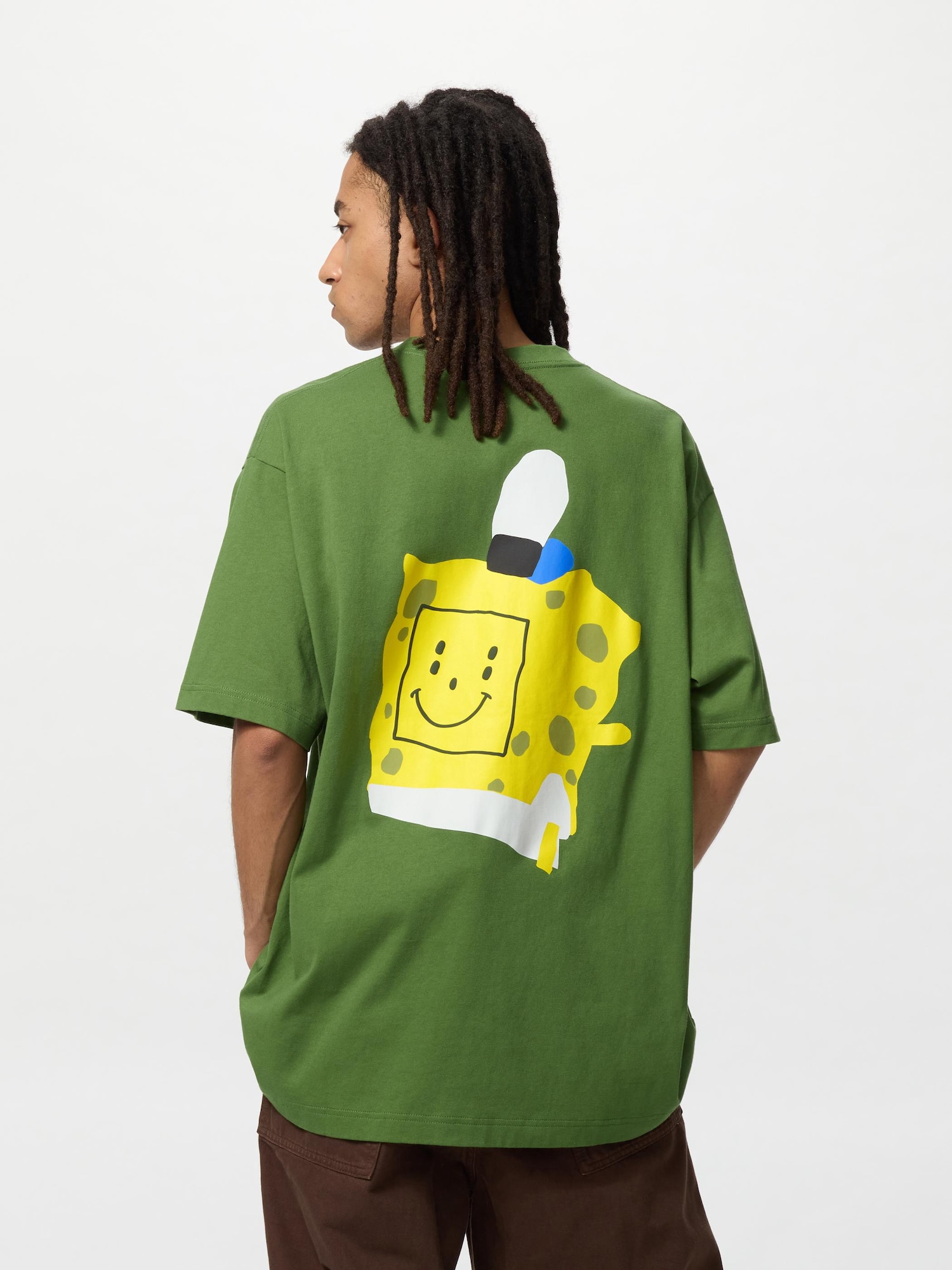 유니클로 Cactus x SpongeBob UT(그래픽T·반팔)B - 위시버킷