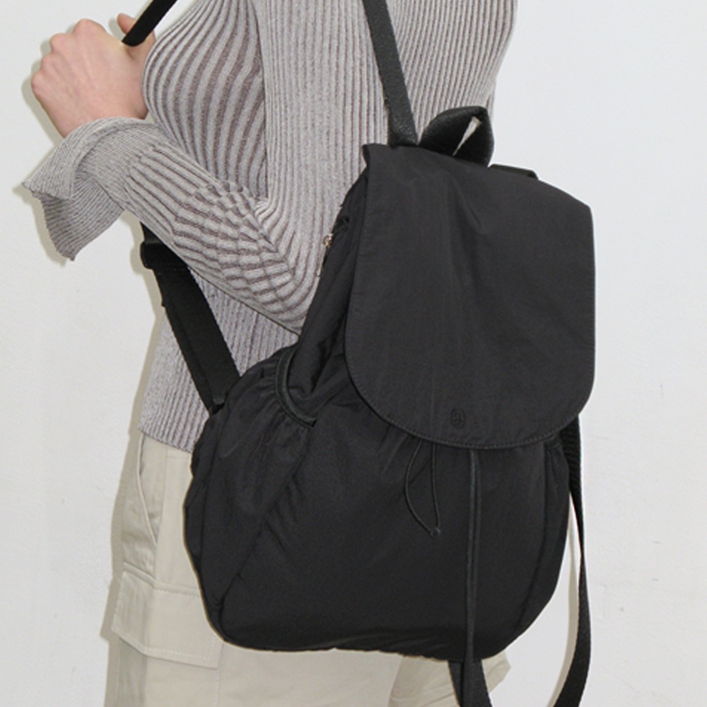 노앤뮤트 [1차리오더] [29CM 단독]Carry your backpack Black - 위시버킷