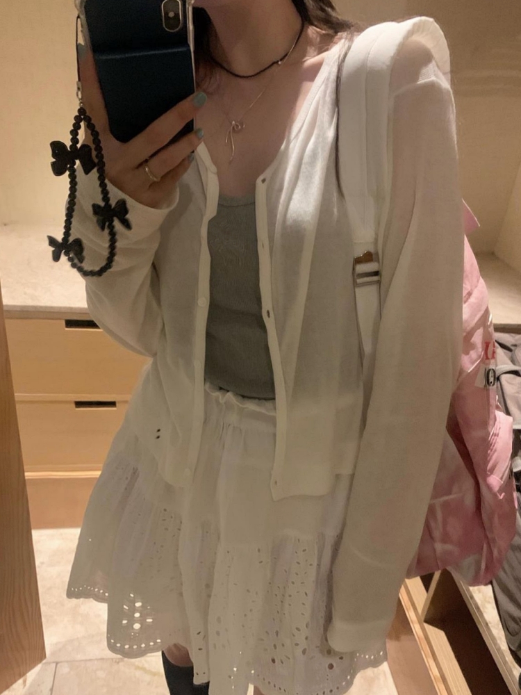 유이르무이 pyt 프리티영띵 퓨리 코튼 모달 썸머 가디건 4color - 위시버킷