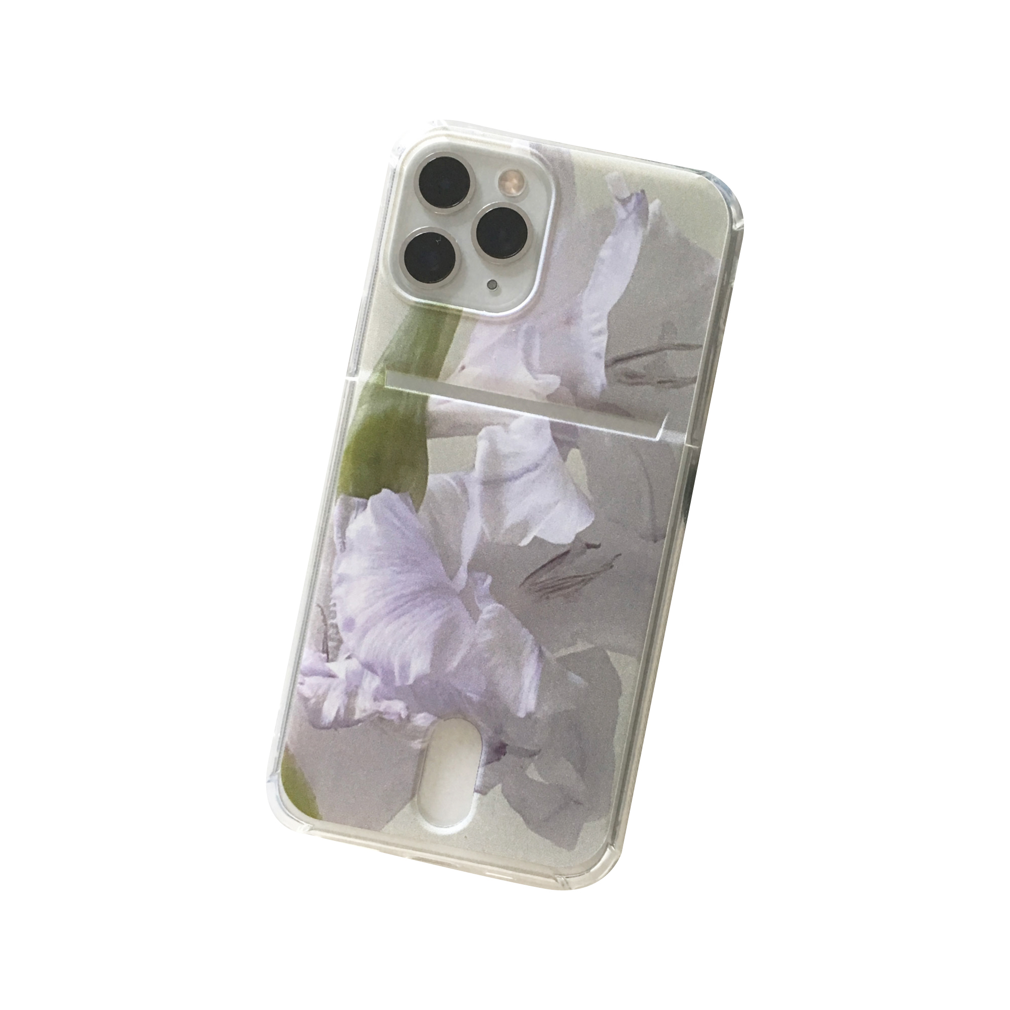 눈고 [card Jelly case] purple flower 카드젤리 - 위시버킷