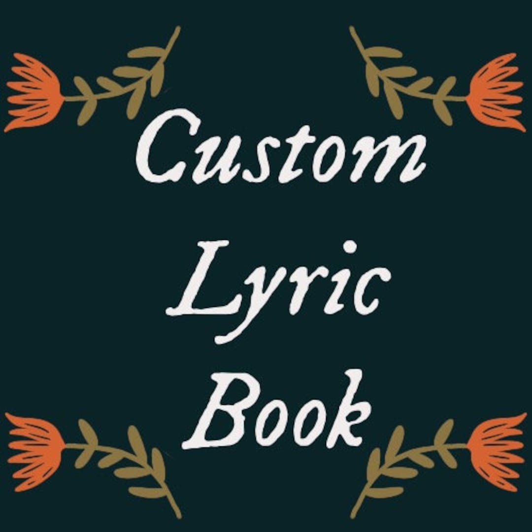 포클로어바인더리 Custom Lyric Book (Any Artist You Want) - 위시버킷