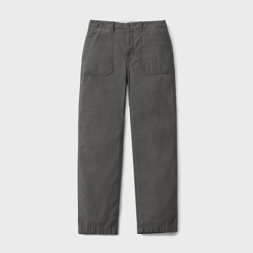 포터리 Fatigue Pants (Slim Straight Fit)_Gray Khaki - 위시버킷