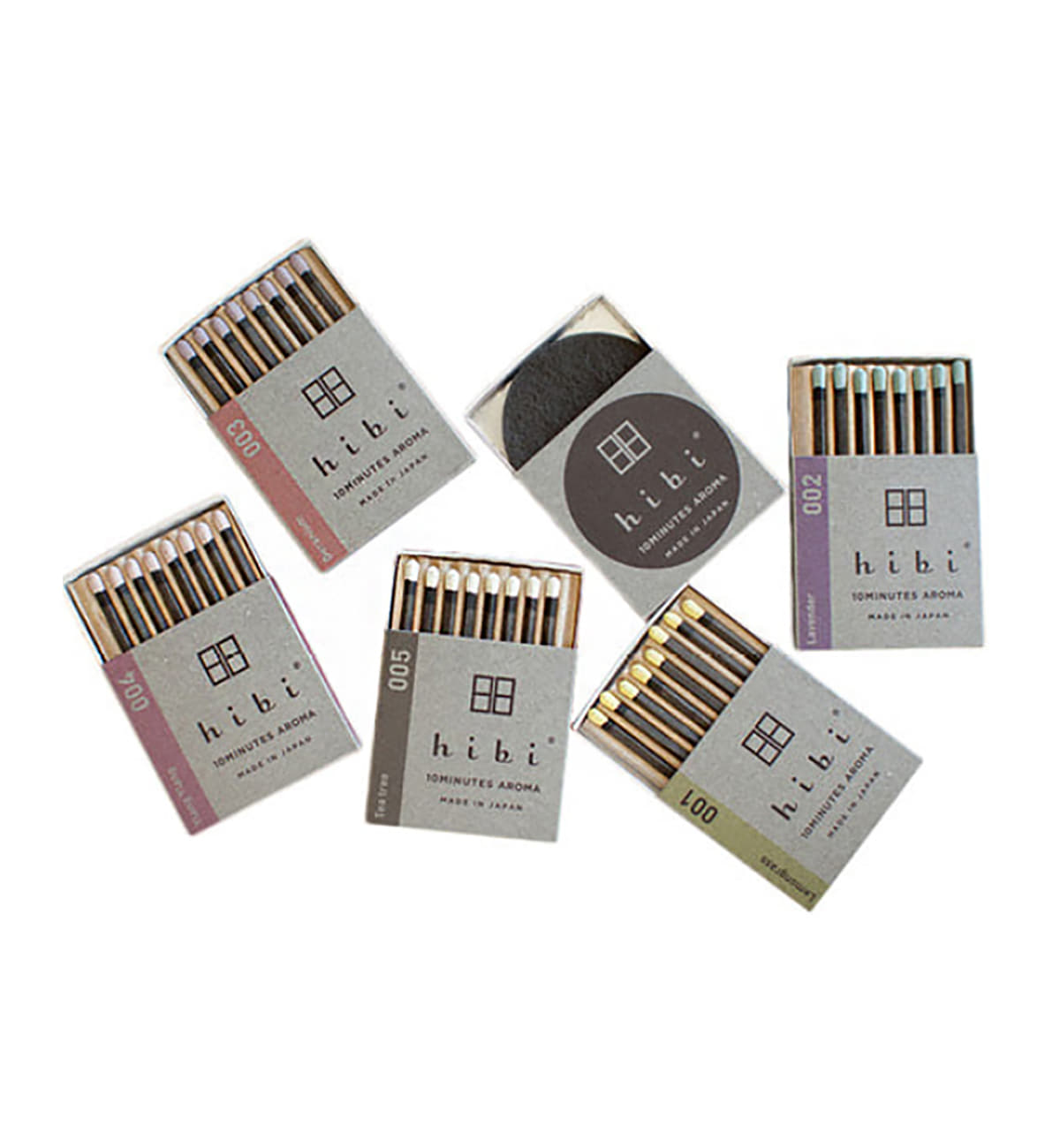 히비 일본 히비 hibi 아로마 인센스 / 성냥 인센스 HIBI 10MINUTES AROMA REGULAR BOX ...