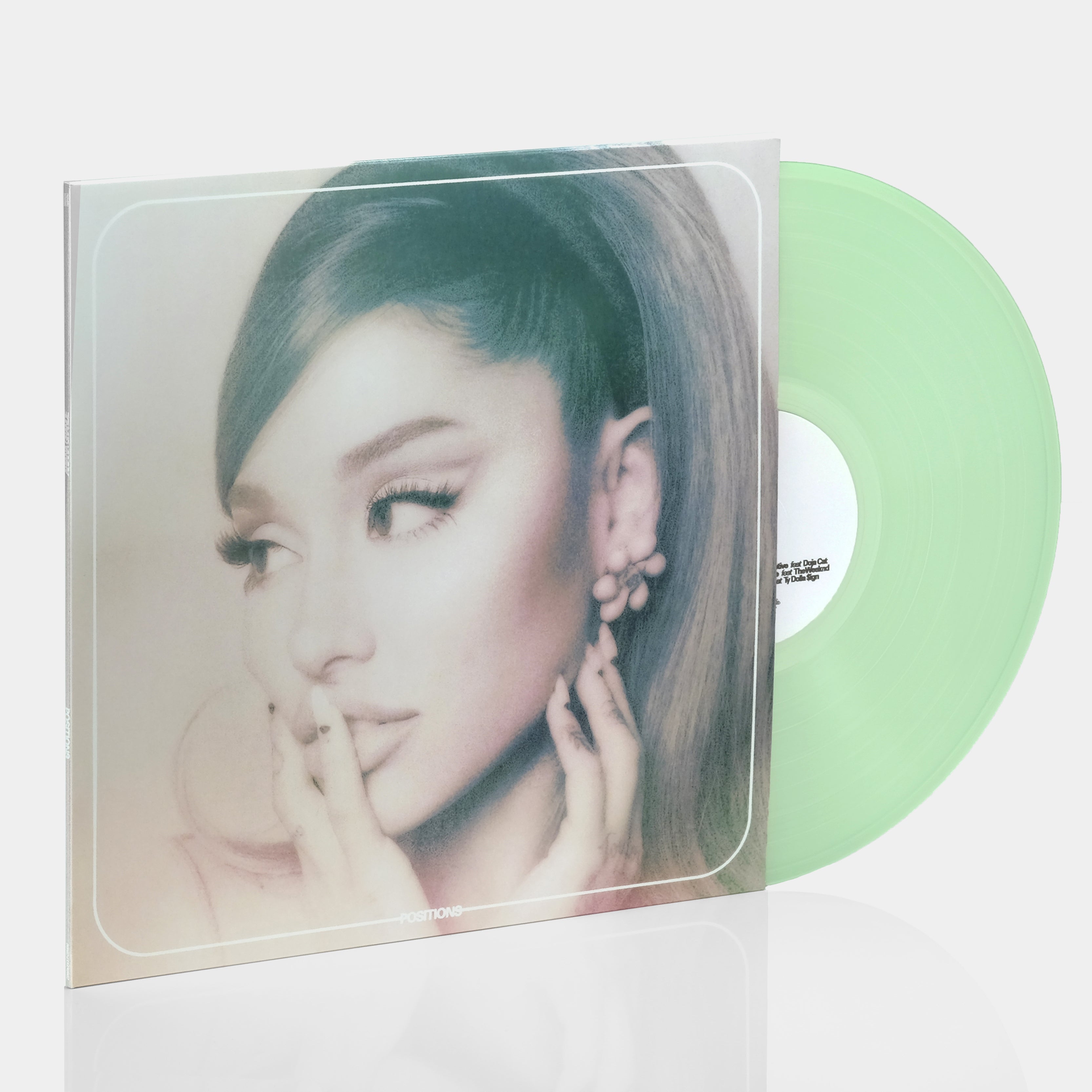 아리아나 그란데 Ariana Grande - Positions LP Coke Bottle Clear Vinyl Record - 위시버킷