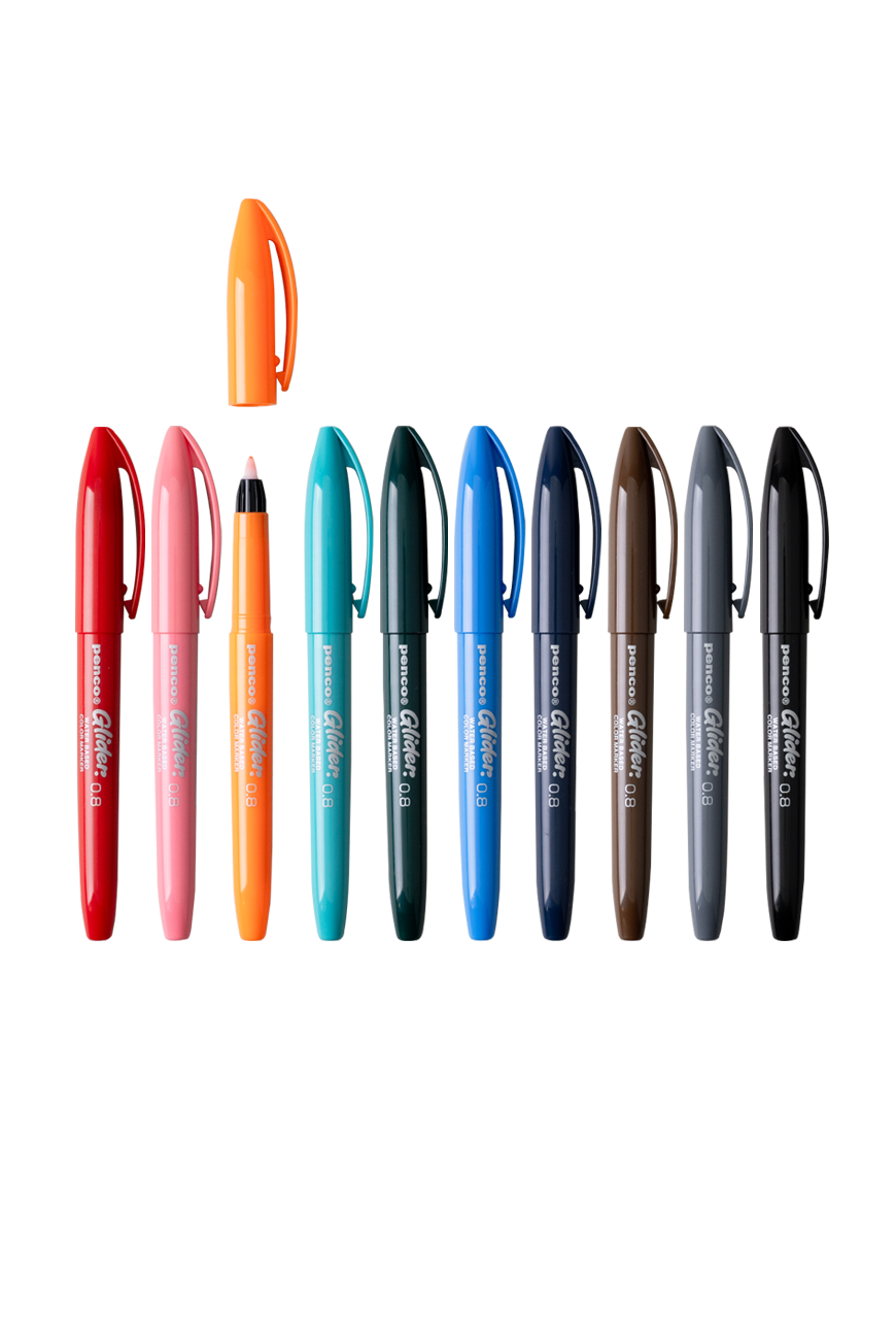 포인트오브뷰 글라이더 컬러 펜 Glider Color Pen 10colors - 위시버킷