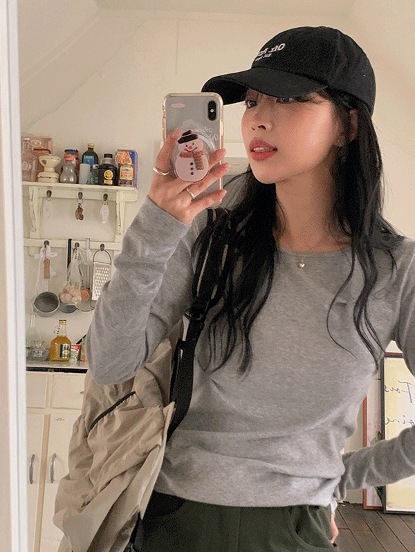 유리에 (촉감👍🏻) 슬로우 다트 tee - 4color - 위시버킷