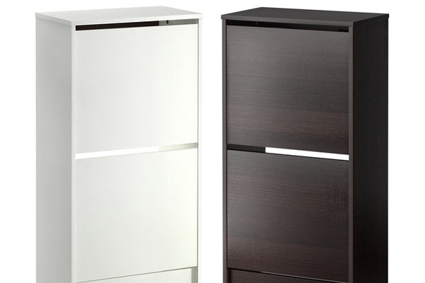 이케아 BISSA 2단 폴딩 신발장 (이중포장출고) - 위시버킷