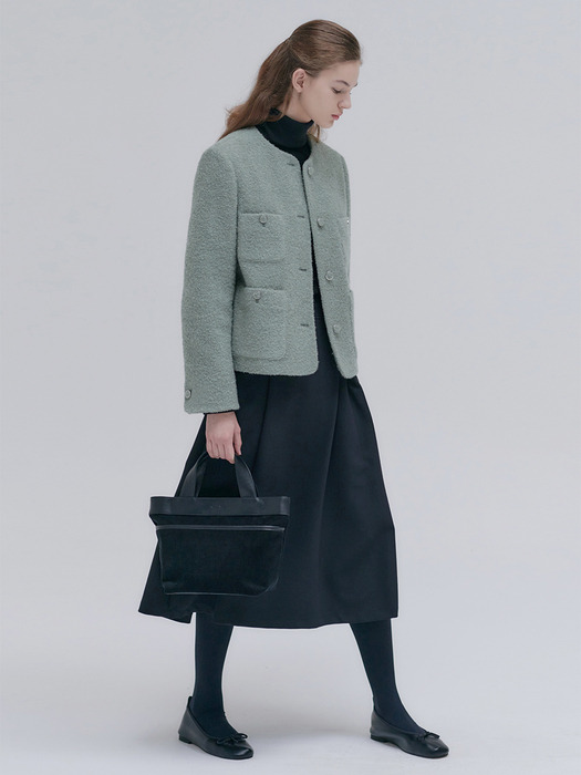 닐바이피 23FN tweed crop jacket [A/MT] - 위시버킷