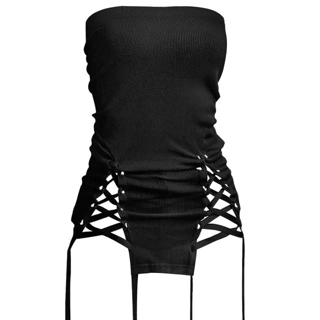 인디스하우스 Spider Long Tube-Top - 위시버킷