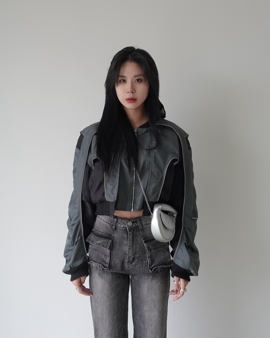 여운 YEOWOON Cyber crop padding - 위시버킷