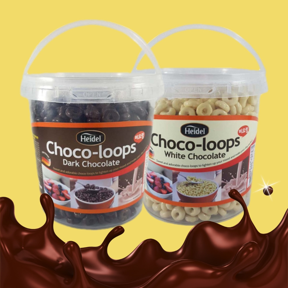기타 하이델 초코룹스 초코링 대용량 시리얼 choco loops 450g - 위시버킷