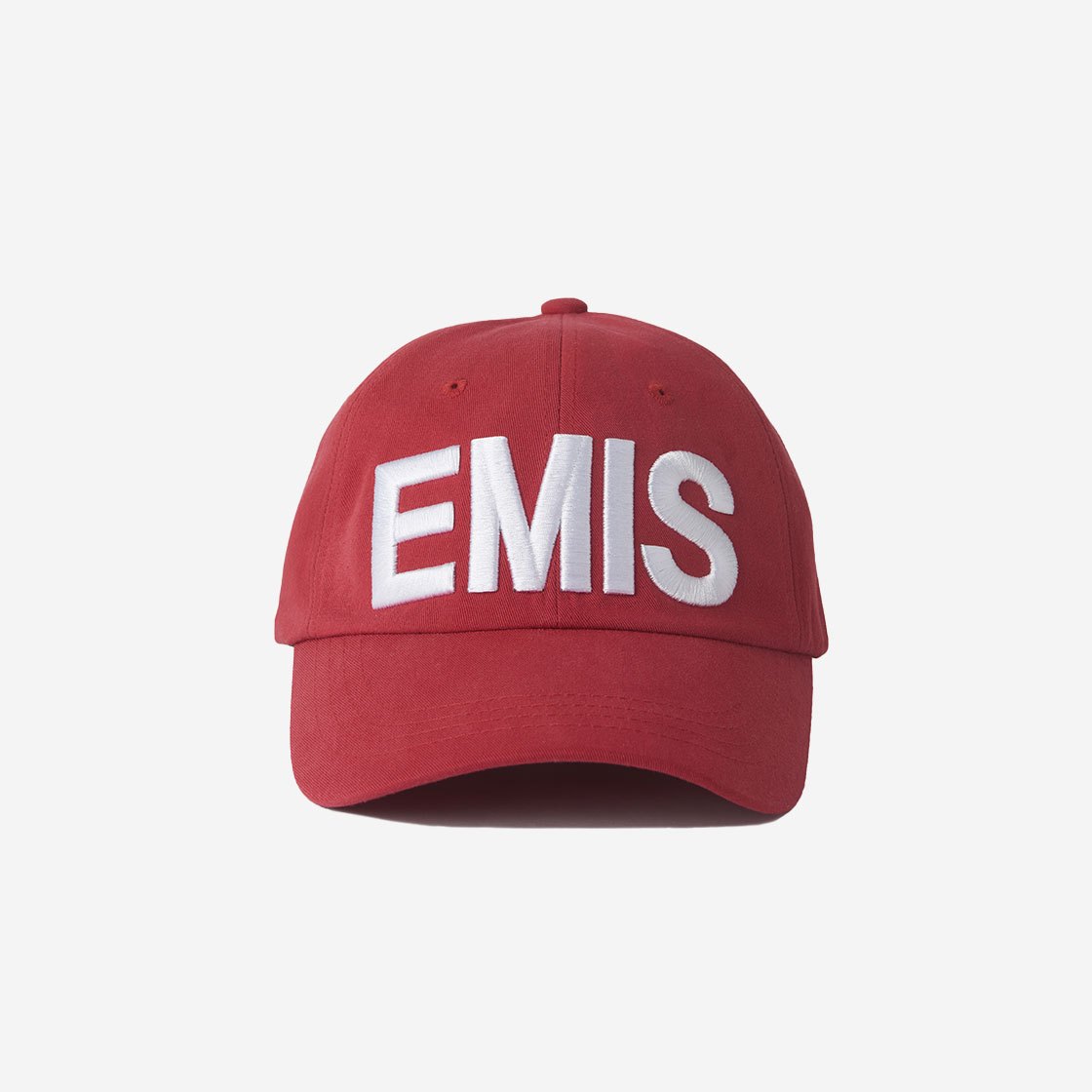 이미스 Emis Big Logo Ball Cap Red - 위시버킷